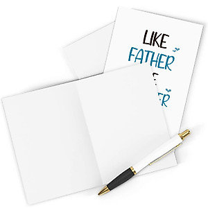 RollupJoy Like Father Like Daughter Card, Funny Father’s Day Card from Daughter, Humor Birthday Card for Dad Him