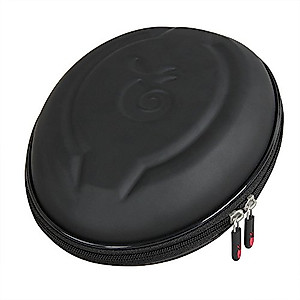 Hetmitshell Hard EVA Travel Case Fits Mpow 059 Bluetooth Headphones Over Ear Hi-Fi Stereo Wireless Headset Foldable Soft Memory-Protein Earmuffs (Black)