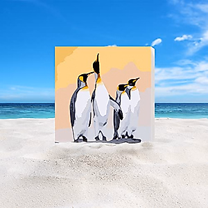 SANWEITU Paint by Number for Adults with Wooden Frame 12×12 inch 3 Pack - Suitable for Beginners & Art Lovers, Non-Toxic Paint, Linen & Nylon Brushes