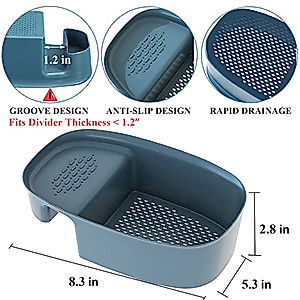 HLWDFLZ 2PCS Sink Drain Strainer Basket - Kitchen Hanging Sink Drain Basket for Wash Vegetables Fruits and Filter Kitchen Food Scraps Catcher