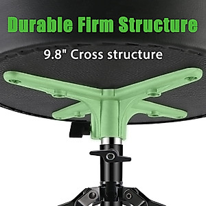 EASTROCK Drum Throne,Padded Drum Seat Drumming Stools with Anti-Slip Feet for Adults and Kids Drummers (Dark Black)