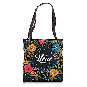 Cute Nene Tote Bag Floral Tote Bag Best Gift For Nene Tote Bag
