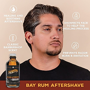 Suavecito Bay Rum Aftershave, 4 oz