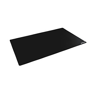 Board Game Playmat [3'x5'/Thick Super Cushioned/Stitched Edge/Water Resistant] with Carrying Case - for Tabletop Board Games, Card Games, RPG Games (Medium, Black)