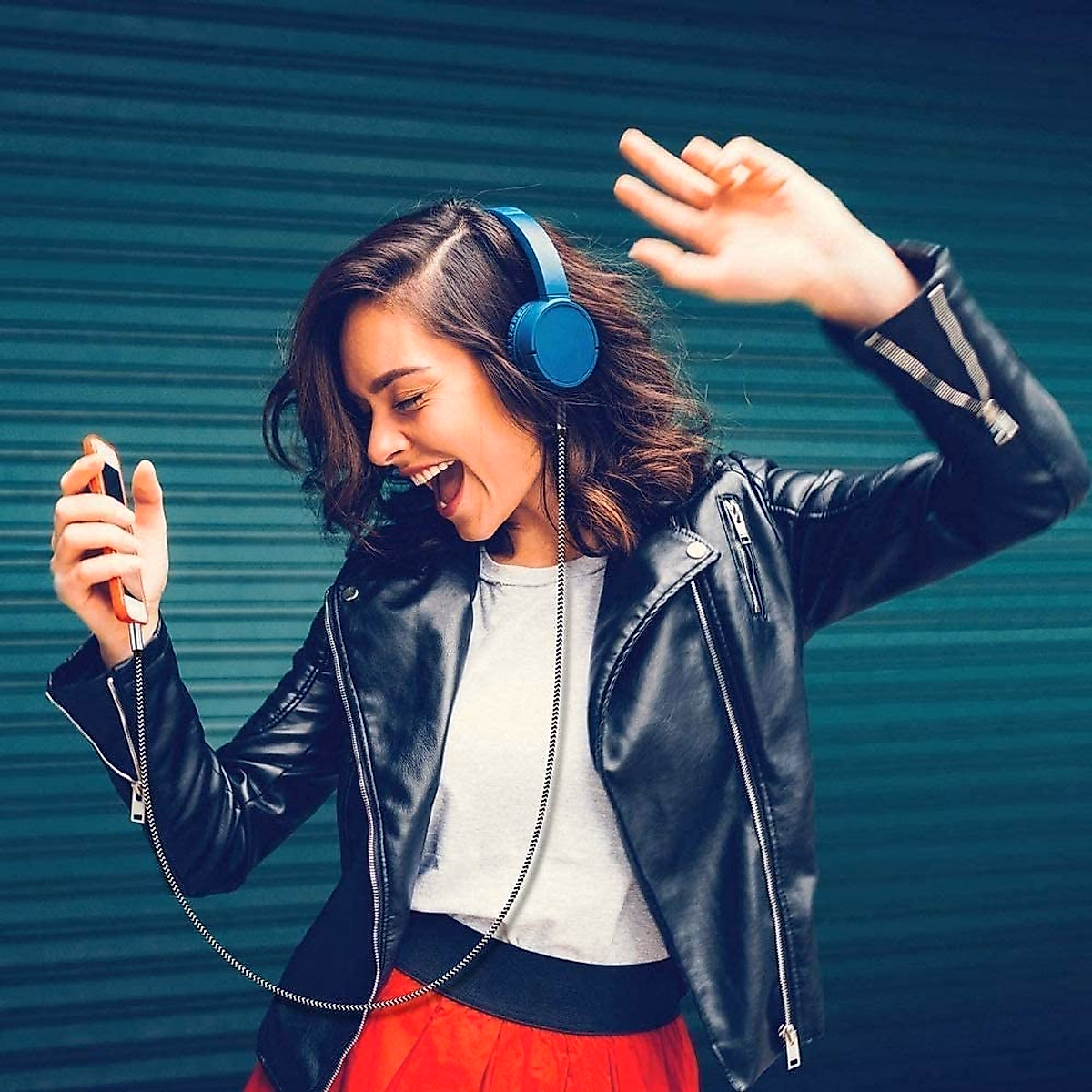 Aux Cord for iPhone,iPhone Aux Cord for Car,[Apple MFi Certified] Lightning to 3.5mm Aux Audio Nylon Braided Cable for iPhone14/13/12/11/XS/XR/X 8 7 6/iPad to Car/Home Stereo,Speaker,Headphone-3.3FT