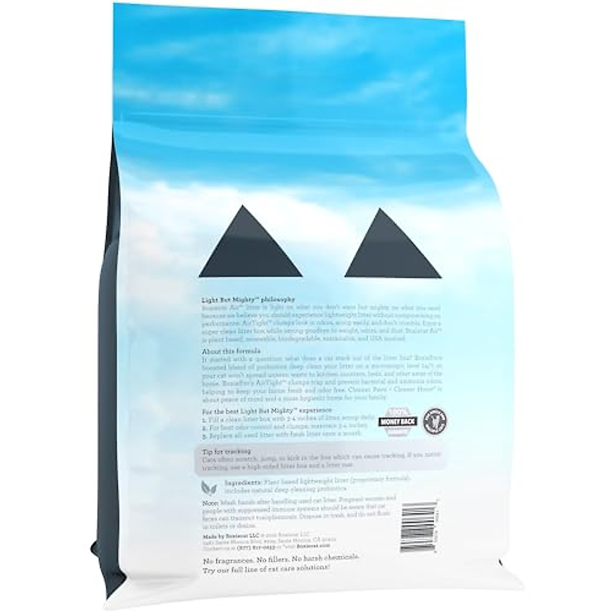 Boxie® Probiotic 40 Day Natural Odor Control Cat Litter, 11.5lb Lightweight Plant Based Kitty Litter