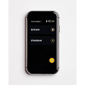 iCoin Wallet & Printer - Cold Storage Digital Crypto Hardware with 3in Color LCD Touchscreen, Secure Messaging and Digital Wallet for NFT, Crypto Currency and Tokens, All-in-one with Secure Printer