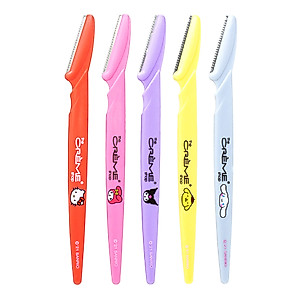 The Crème Shop | Hello Kitty Friends Over Fuzz! Perfect Arch Shaping Dermaplane Razors (Set of 5)