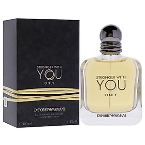 Armani Emporio Armani Stronger with You Only Eau De Toilette Spray For Men, 3.4 Ounce
