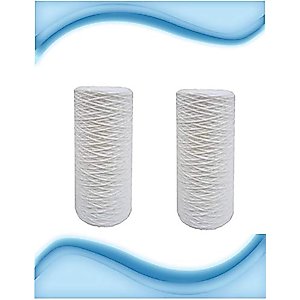 WP.5BB97P Compatible String-Wound Polypropylene Filter Cartridge, 10" x 4.5", 0.5 Micron 2 Pack by CFS