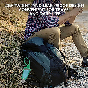 sonviibox 5 Pack Empty Hand Sanitizer Travel Size Holder,Travel Size 1 oz Leakproof Squeeze Bottles for kids and adult party favor (5Pack)