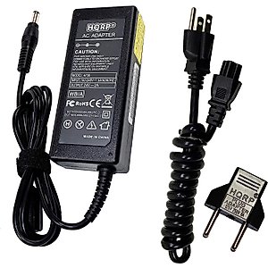HQRP 24V AC Adapter Charger Compatible with Microsoft WRW01 WRWO1 WRW02 WRWO2XBOX 360 X Box 360 Racing Wheel Spare Replacement Power Supply PSU Cord Adaptor + Euro Plug Adapter