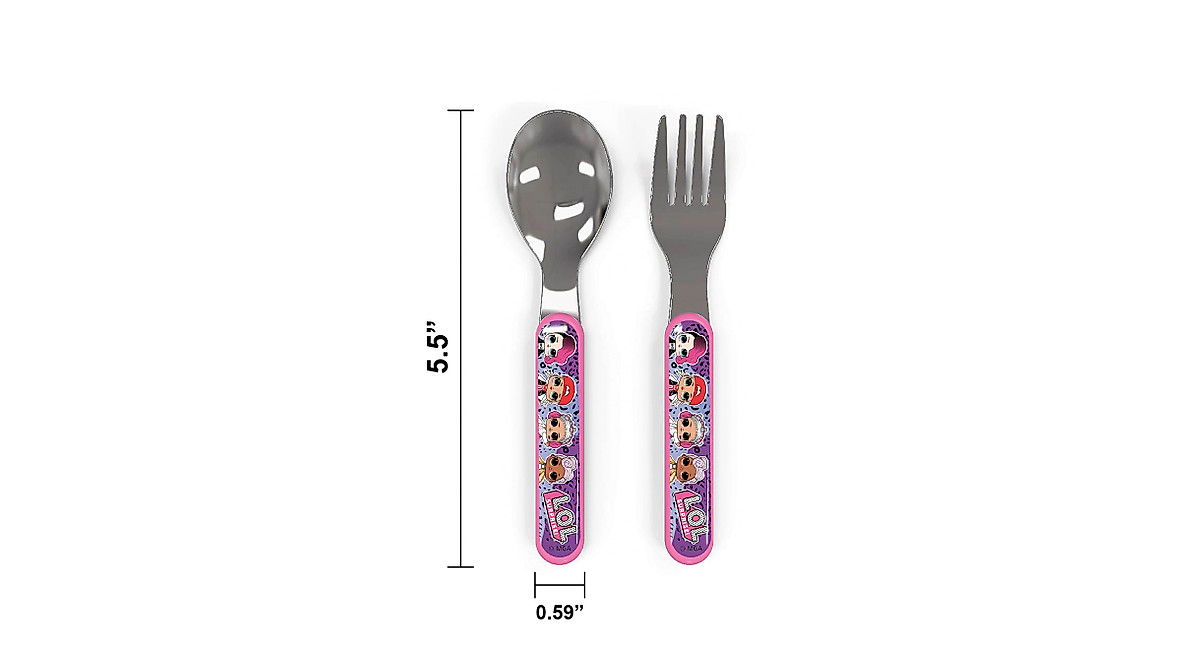 L.O.L. Surprise! Kids Plate & Bowl Set for Fun Meals