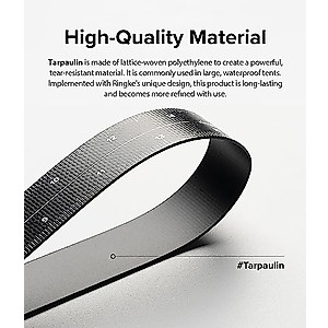 Ringke Hand Strap [Phone Wrist Strap] Designed for Camera Strap and Phone Strap, Adjustable Sturdy Universal Lanyard Compatible with Camera and Phone Case - Ruler Black