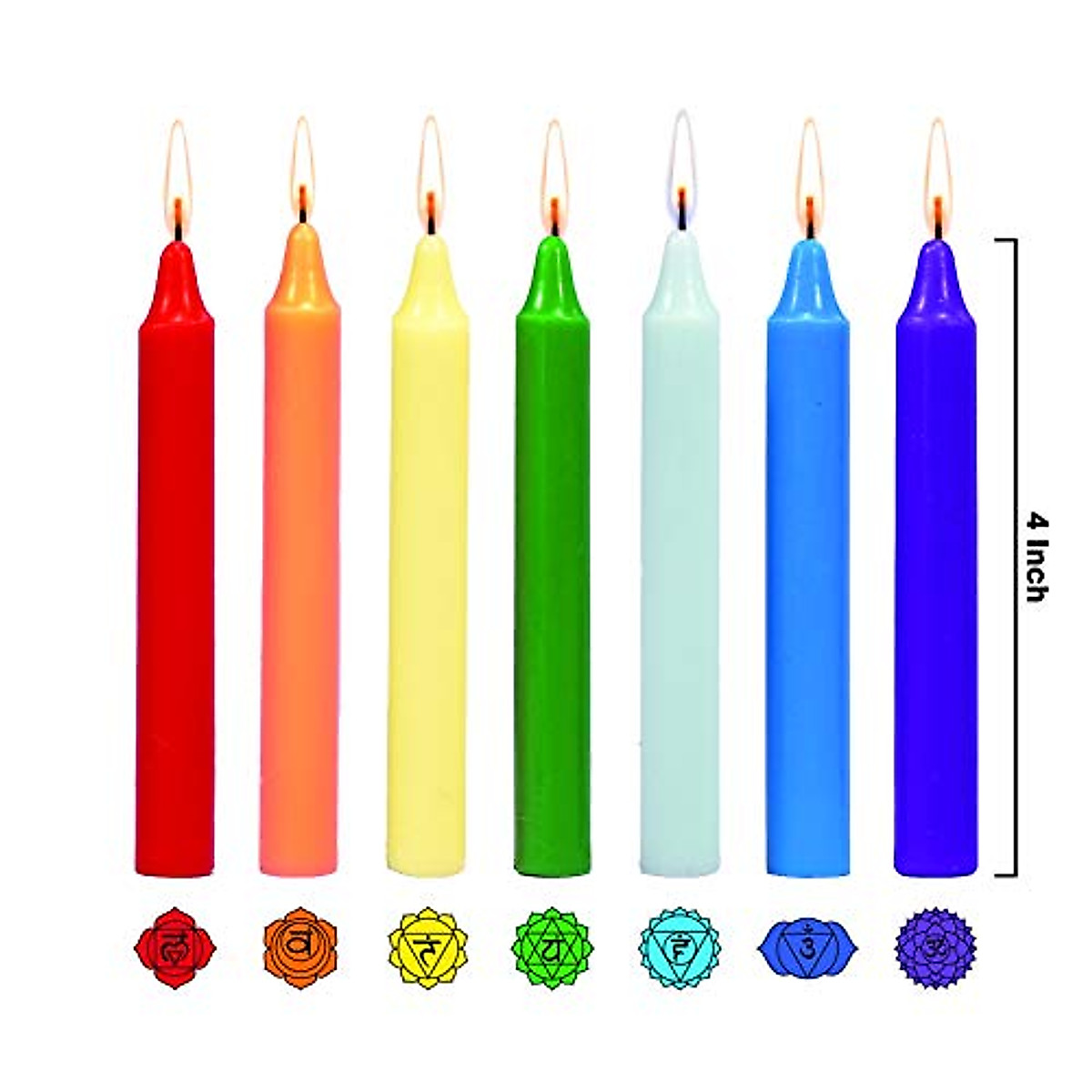 Organic CocoSoy Candles, Set of 20 Blue Mini Tapered Candles, Premium Coconut Soy Wax Botanical Candles, 4 inch Tall Chime Candles for Spell, Prayer, Meditation, Birthdate, Party Candles…