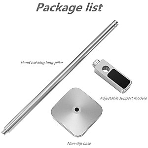 Graphics Card GPU Brace Support, Video Card Sag Holder Bracket, GPU Stand, Anodized Aerospace Aluminum (Silver)