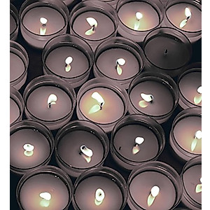 Harmonic Blossom Glass Votives 24 Pack - Premium White Unscented Votive Candles in Clear Elegant Holders - 15 Hour Long Lasting Burn Time - for Weddings, Parties and Event Decoration Centerpieces