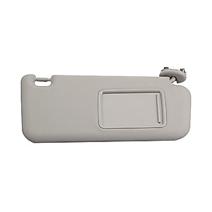 Dasbecan Front Right Passenger Sun Visor Gray Compatible with Toyota RAV4 2006 2007 2008 2009 2010 2011 2012 2013 Replaces# 74310-42452-B2