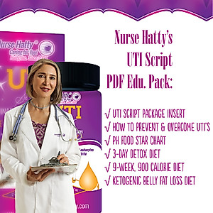 Nurse Hatty - UTI Test Strips 50ct. (2 Sealed Packs of 25ct. per Barrel) Professional Grade Urinary Tract Infection Test Strips - Urinalysis Test to Analyze Leukocytes, Nitrite & pH