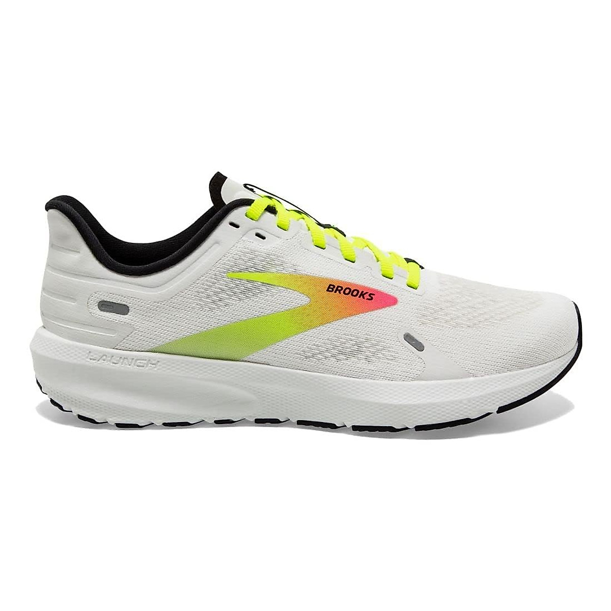 Brooks Women’s Launch 9 Neutral Running Shoe - White/Pink/Nightlife - 9