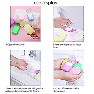 YJJSKEJI Soap Paper Sheets,6 PACK (300 Sheets) Travel Soap Sheets for Travel and Outdoors (300PCS)