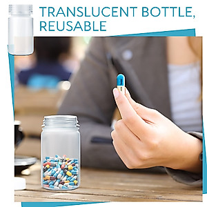 Pinkunn 20 Pcs Plastic Sample Bottles 4oz/ 125ml Laboratory Grade Polypropylene Wide Mouth Reagent Bottles Clear Liquids Storage Bottles with Lids Leak Proof Containers for Lab Classroom