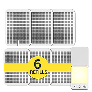 Sticky Card Refill Replacement Glue Cards for Flying Insect Trap Indoor-6pack