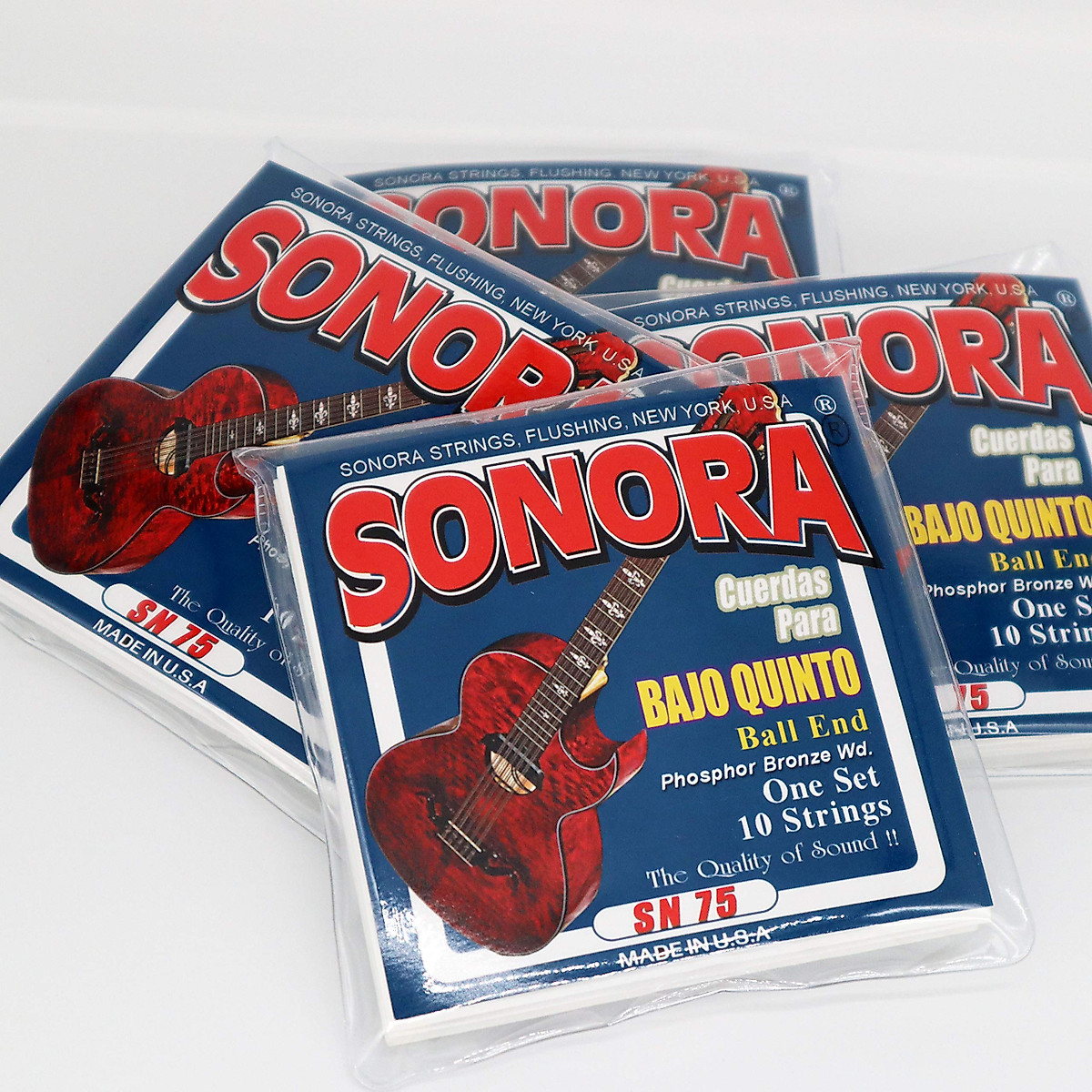 Made In USA, Sonora Strings SN75 G Bajo Quinto Phosphor Bronze Wound Ball End, The Quality of Sound