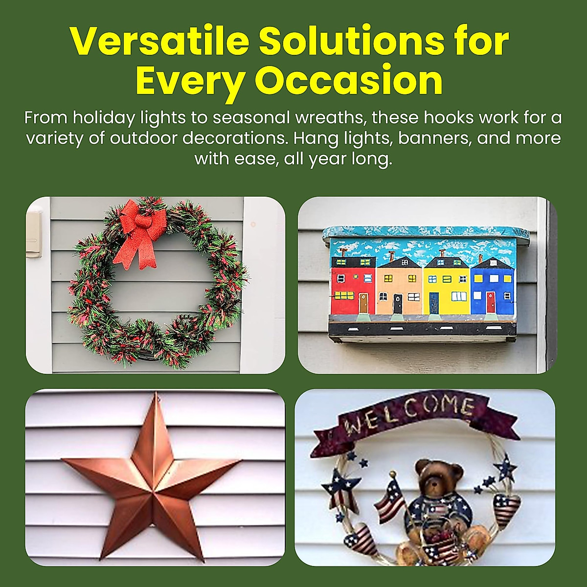 VZ Hang 7 Pack Vinyl Siding Hooks