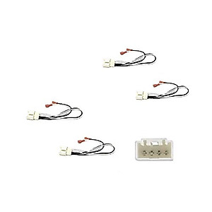 2 Pair Car Stereo Speaker Wire Connection Harness Plugs for 4 Speakers: Made for Ford: 2015-2022 F150 F-150, 2017-2020 F-250/F-350/F-450, 2015-2020 Fusion, 2015-2020 Mustang, 2019-2022 Ranger +More