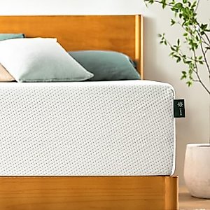 ZINUS 10 Inch Green Tea Memory Foam Mattress [New Version], King, Fiberglass free, Medium Firm Feel, Zoned Pressure Relief, Certified Safe Foams & Fabric, Mattress in A Box