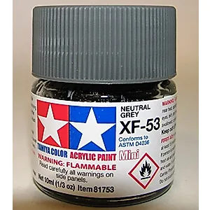 TAMIYA 81753 Acrylic Mini XF53 Neutral Gray 1/3 oz