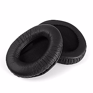 YDYBZB RH-200 Ear Pads Ear Cushions Earpads Replacement Earmuffs Compatible with Roland RH-200 RH200 RH 200 Headphones Wrinkle Leather