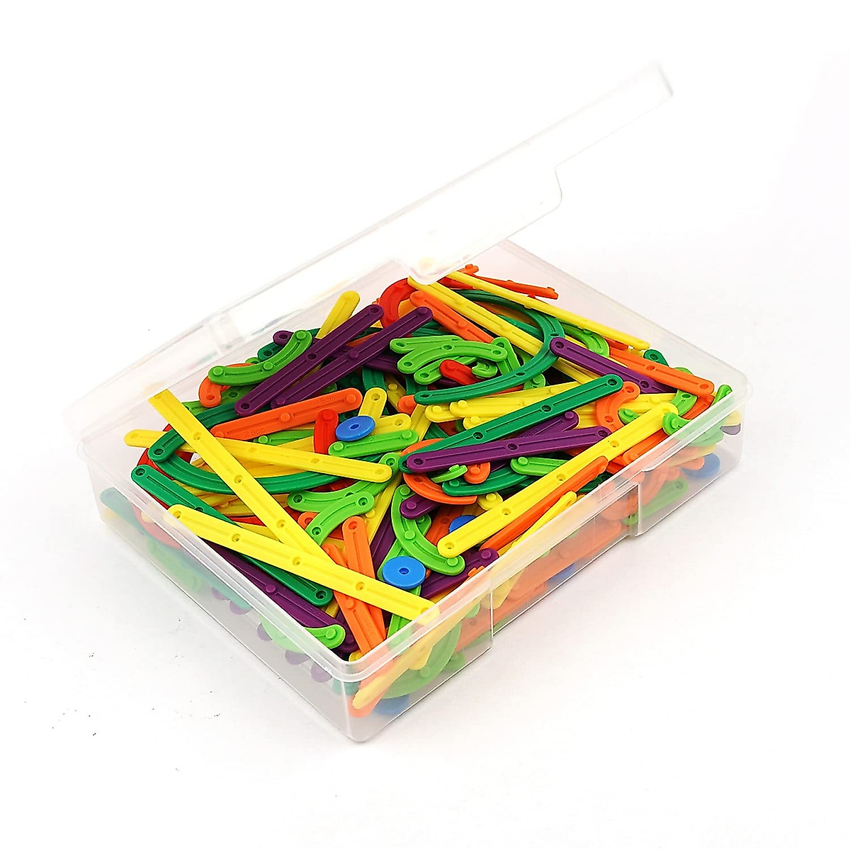 edxeducation-21368 GeoStix Letter Construction Set - Educational Toy - 200 Connecting Sticks - 50 Activities - Build Letters, Animals and More