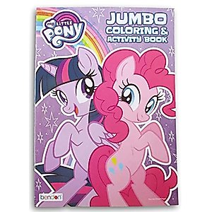 My Twilight Sparkle, Pinkie Pie Coloring and Activity Book - Little Pony Color Fun - 80 Pages