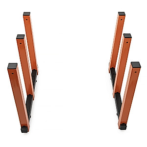 KEO ST. Wood Organizer and Lumber Storage Metal Rack - 2 SETS - PLUS - Magnetic Screw Driver Bit Holder and 6 Philips Head Driver Bits. 300lbs/136kg Capacity Per Set- 600lbs Total.