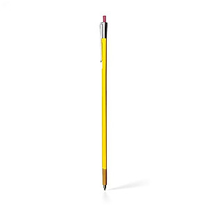 New Pen Bookmark with Refills | Erasable Ballpoint Gel Pen and Bookmark 3-in-1 | Ink Novelty Pen with Eraser | Page Marker | Book Marker | Page Holder Clip | Gift for Reader and Writer (Yellow)