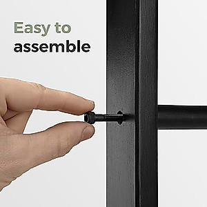 AFOOGA 5 Ft Wooden Blanket Ladder - Quilt Ladder for Bedroom | Wood Ladder Decor | Decorative Ladder for Blankets - Easy to Assemble | Wooden Ladder for Blankets | Farmhouse Ladder Blanket Holder