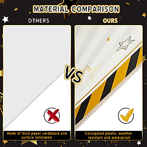 Large Greeting Card 25 x 16 inch Giant Guest Book Jumbo Birthday Card Big Happy Birthday Card Oversize Plastic Custom Card for Women Men Party Decorations (Birthday Theme)