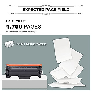 TN-730 tn730 high Yield Toner - MANDBOY Toner-Cartridges Compatible Replacement for Brother tn730 Black 2PK DCP-L2550DW MFC-L2710DW L2750DWXL HL-L2350DW Printer Ink