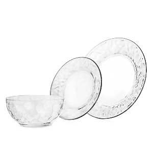Rocher 12 Pcs. Clear Glass Dinnerware Set (0950-0)