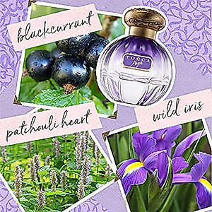 Tocca Women's Eau de Parfum, Maya Fragrance, 1.7oz (50 ml) - Warm Floral, Wild Iris, Blackcurrant, Patchouli Heart - Hand-Finished Bottle