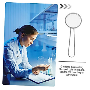 SOLUSTRE Lab Cell Strainer Mesh 150 Mesh Stainless Sieve for Cell Counting Sub-Culture Experiments