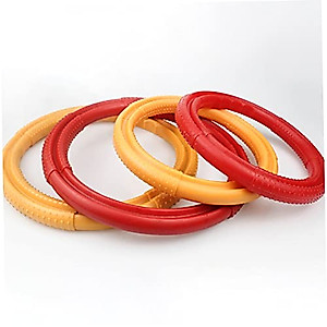 IFANLANDOR Dog Outdoor Toys Puppy Chew Toy Dog Catching Ring Puppy Teething Toy Dog Chewing Ring Pet Teether Toy Puppy Dog Toys Flexible Ring Pet Toy Border Collie Rubber Pet Dog