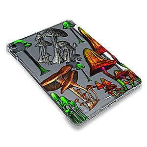 Cute Trippy Mushroom Toadstool case Compatible with iPad Mini Air Pro 7.9 8.3 9.7 10.2 10.9 11 12.9 inch Pattern Cover New 2022 2021 Trifold Stand 3 4 5 6 7 8 9 Generation 597 (9.7" 5/6 gen)