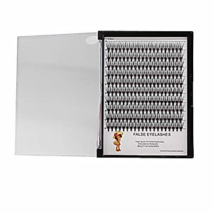 Bodermincer 20D 8-20mm To Choose 8-10-12-14mm MIX/14-16-18-20mm MIX rofessional Makeup Individual Cluster Eyelashes Grafting Fake False Eyelashes Eyelash Extension Individual Eyelash Bunche (20D-12mm)