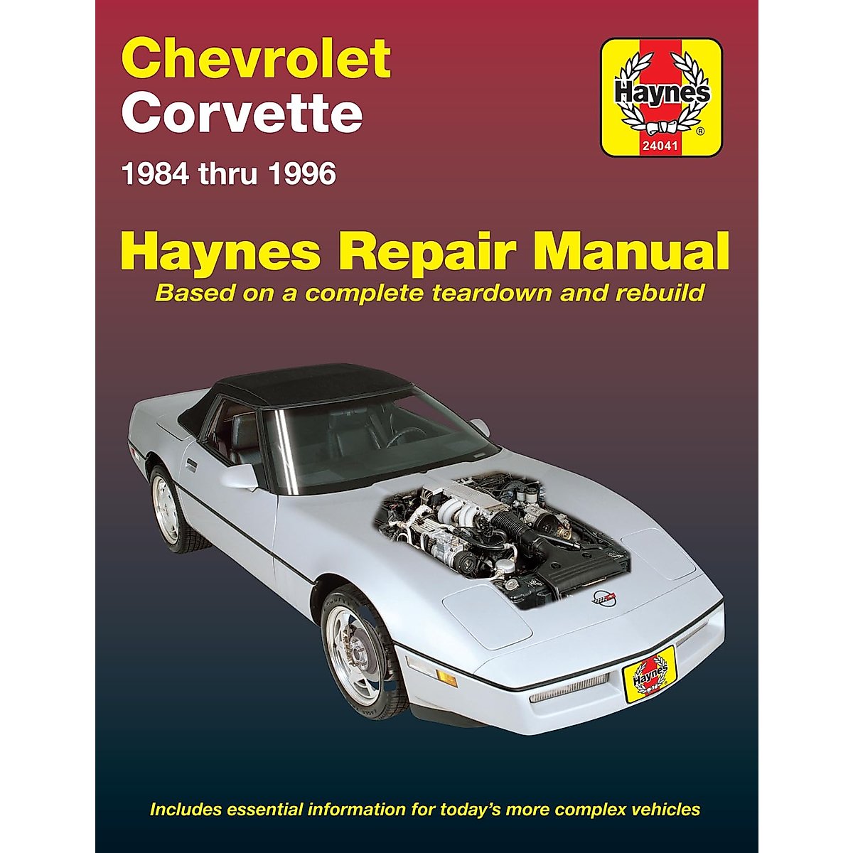 Chevrolet Corvette (84-96) Haynes Repair Manual (Does not include information specific to ZR-1 models. Includes thorough vehicle coverage apart from the specific exclusion noted)