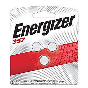 Energizer LR44 Battery, Silver Oxide 303, 357, AG13, or SR44 1.5 Volt Batteries (1 Battery Count) - Packaging May Vary