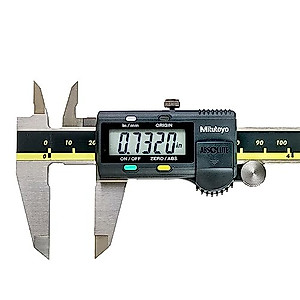 Mitutoyo 500-197-30 Electronic Digital Caliper AOS Absolute Scale Digital Caliper, 0 to 8"/0 to 200mm Measuring Range, 0.0005"/0.01mm Resolution