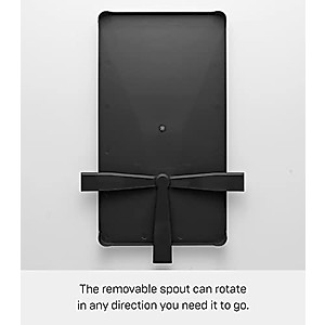 YAMAZAKI home 2876 Wire Dish Drainer Rack, One Size, Black